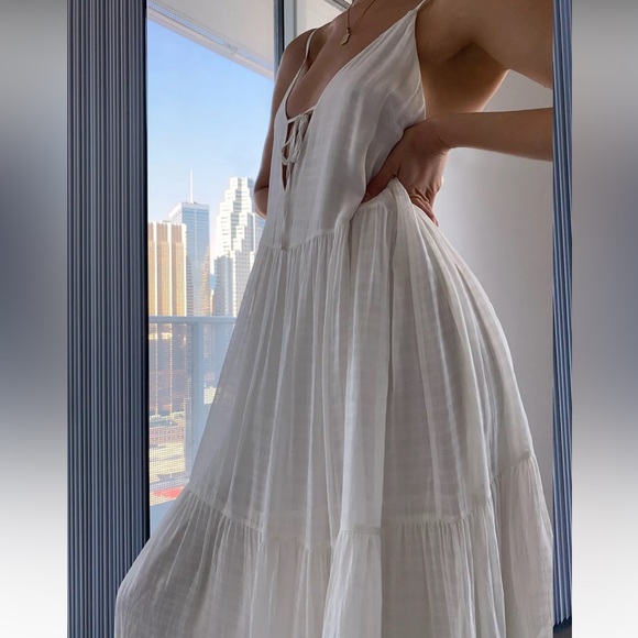 Wilfred | Dresses | Wilfred Three Tiered Maxi Dress | Poshmark